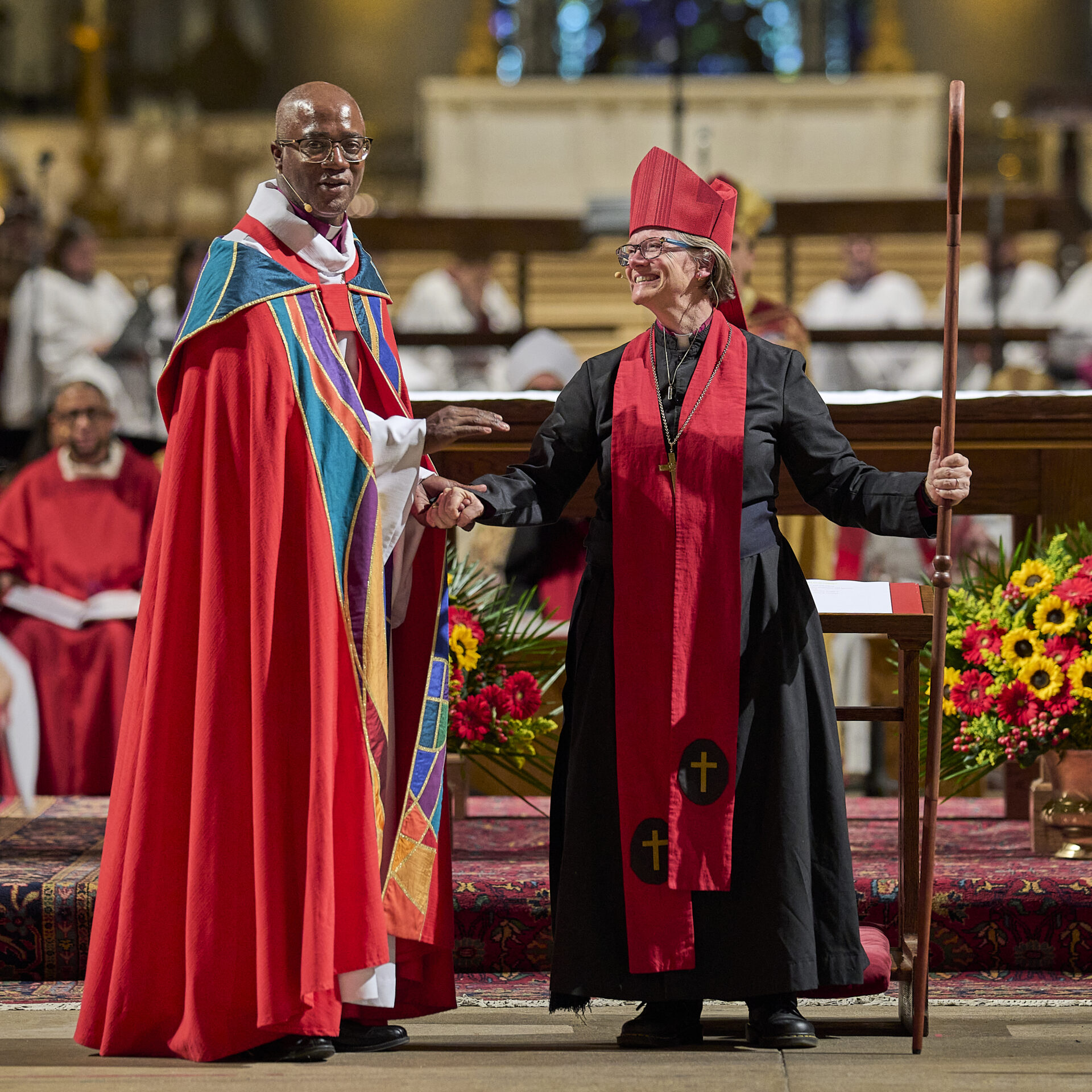 Lutherans install first woman and openly gay bishop